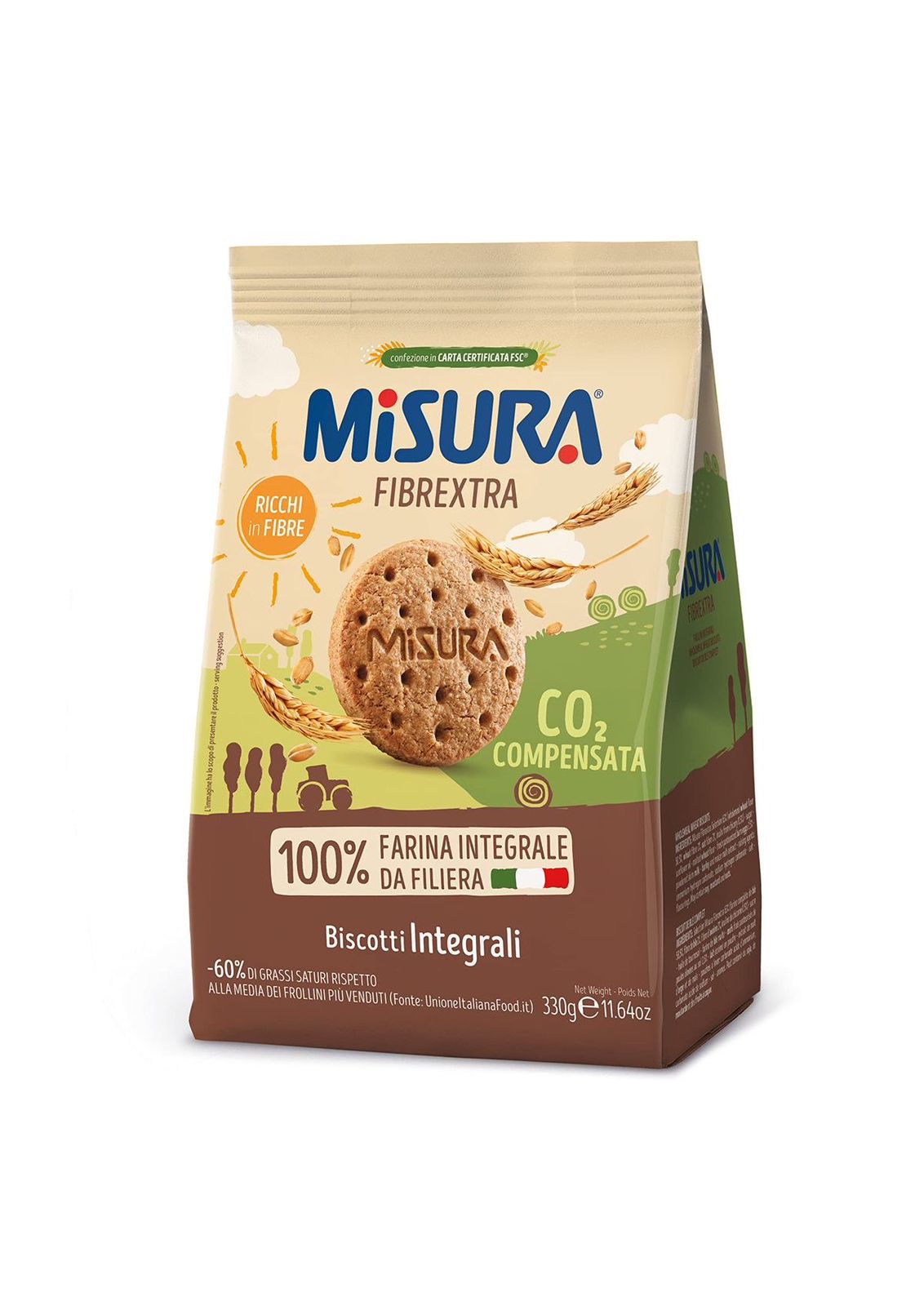 Misura Fibre Extra Biscuits – High Fiber Italian Snack - Buy Now ...