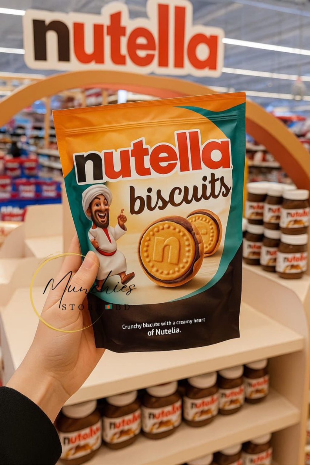 Nutella Biscuits – Crunchy Biscuits with Nutella Cream Filling - Import Shop BD
