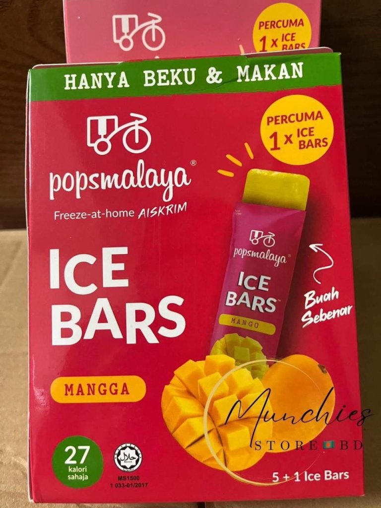 Popsmalaya Ice Bars Mangga Real Mango Ice Treat | Order Now | - Import Shop BD