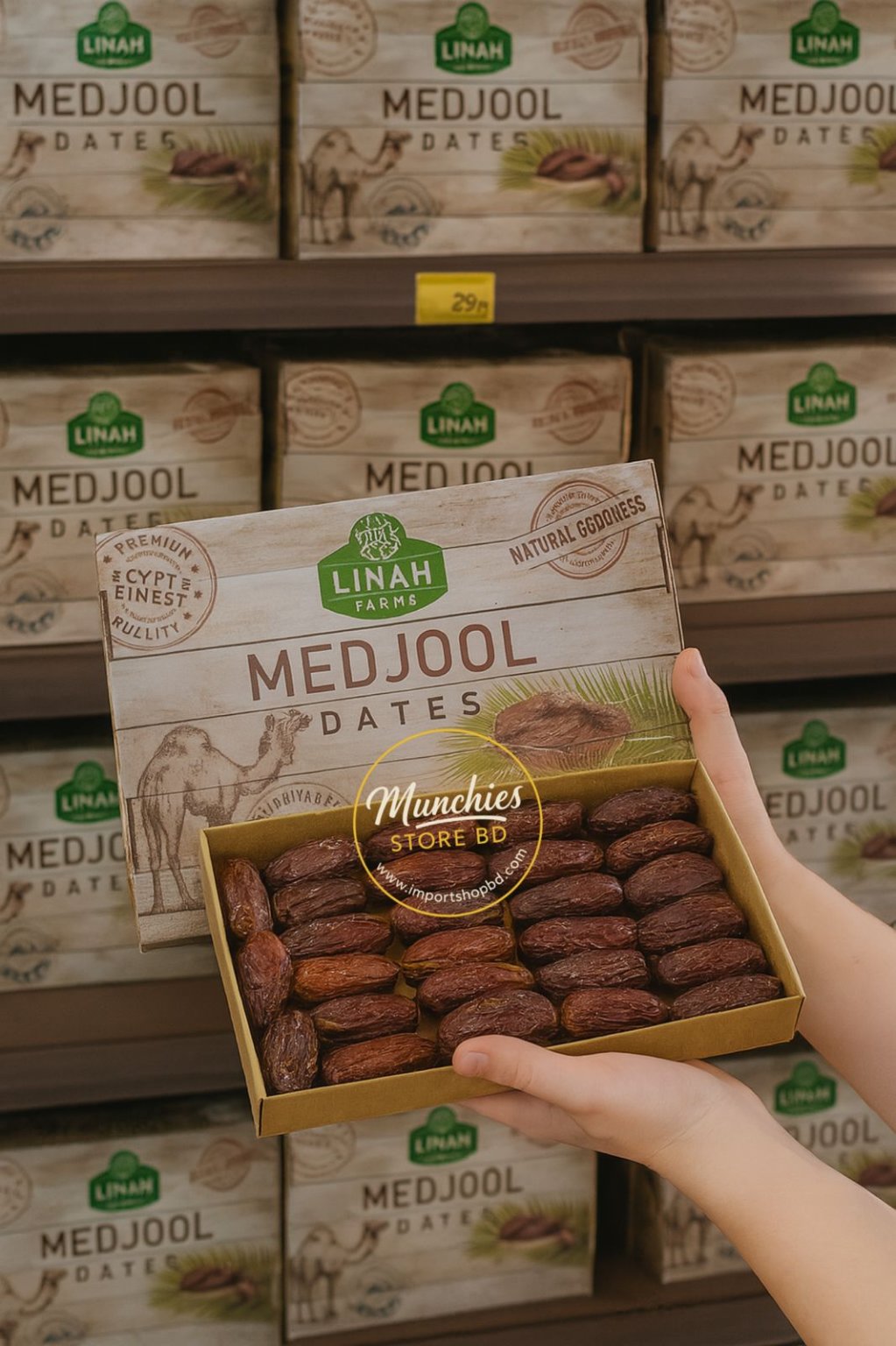 Linah Farms Medjool Dates (1 kg) – Premium Large Soft Medjool - Import ...