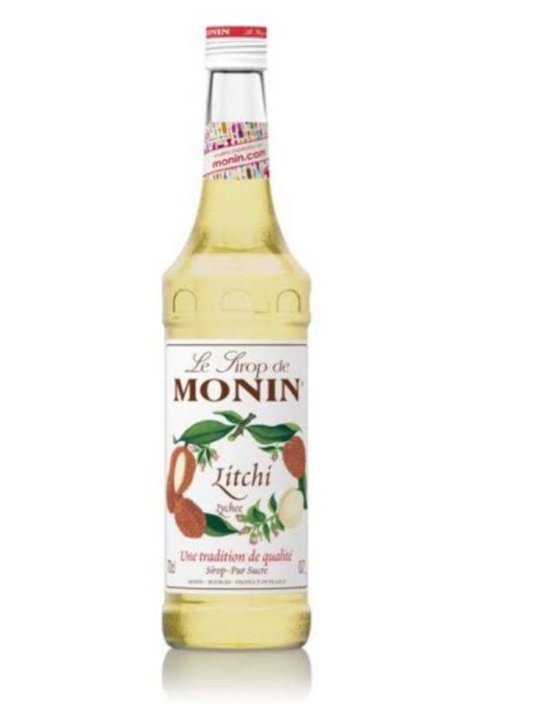 Monin Litchi Syrup – 700ml Bottle – Flavor for Cocktails & Mocktails ...
