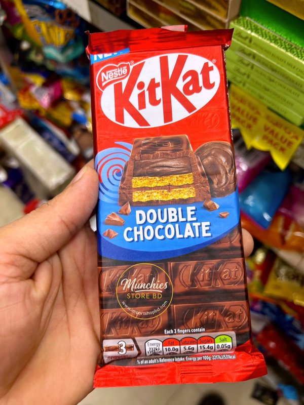 KitKat Double Chocolate Bar (Sharing Bar 99 g)– Chocolate Bar - Import ...